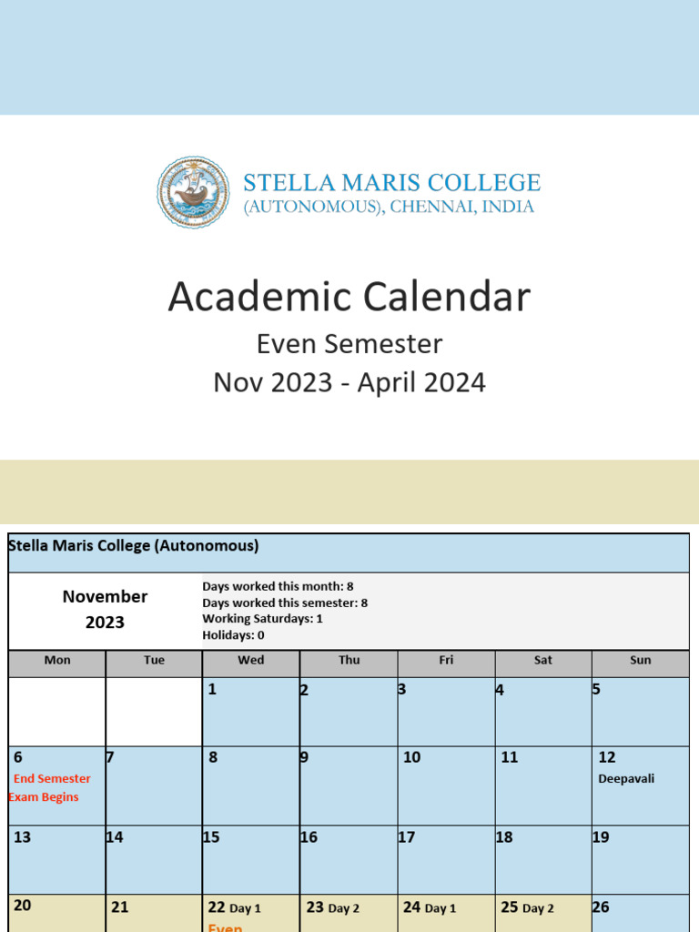 Academic Calendar-2023 | PDF | Academic Term | Social Institutions
