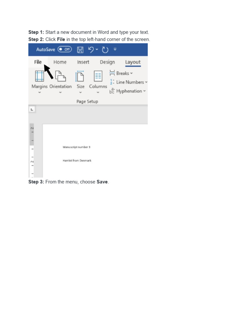 How to Save Documents in Word | PDF