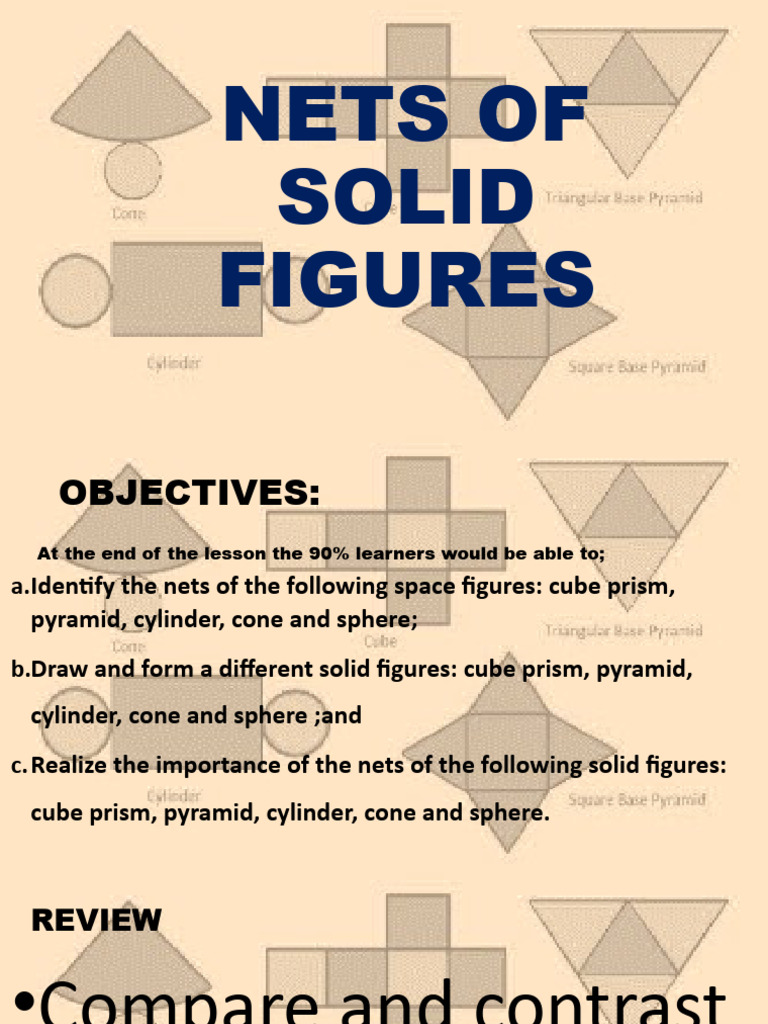 Nets of Solid Figures | PDF