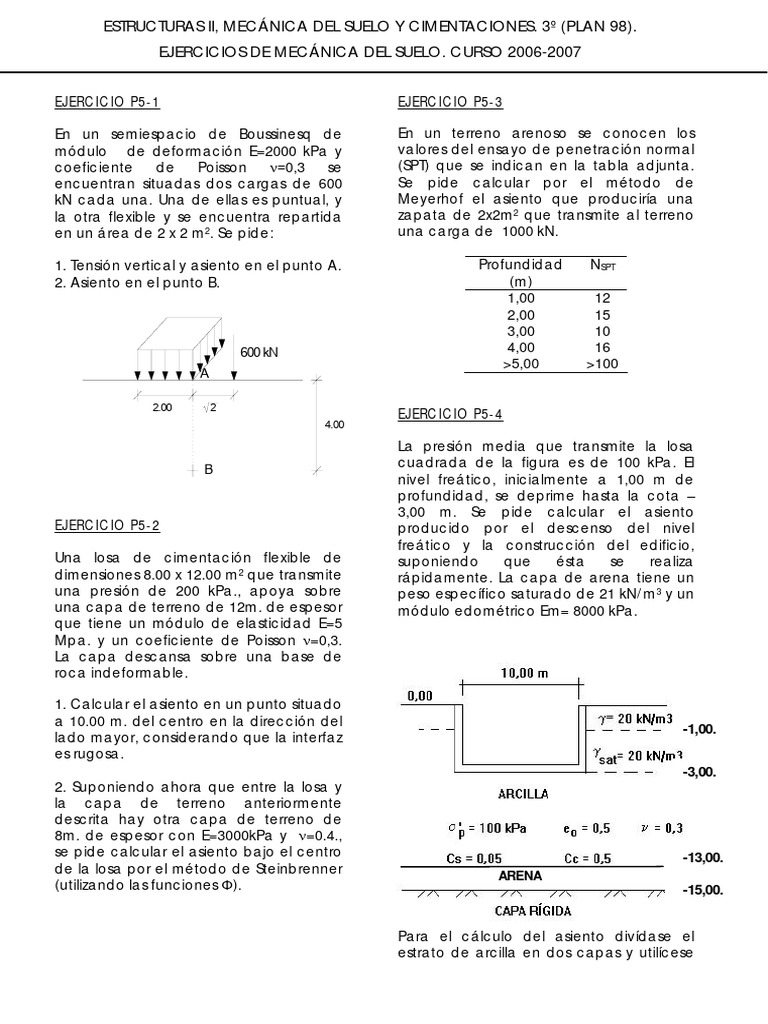 Ejercicio P5-1 Ejercicio P5-3: Arena | PDF