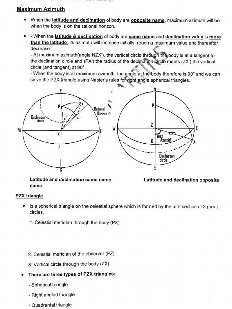 Celestial Navigation Solved Numericals - Capt. Martins | PDF Celestial Navigation Solved Numericals - Capt. Martins | PDF