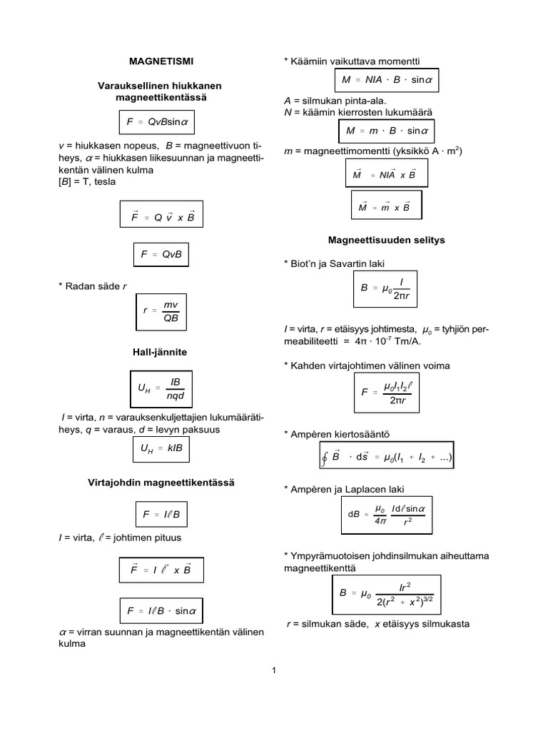 Formulas 2 | PDF