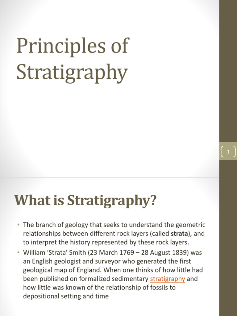 Lect-8 Stratigraphy | PDF | Stratigraphy | Geology