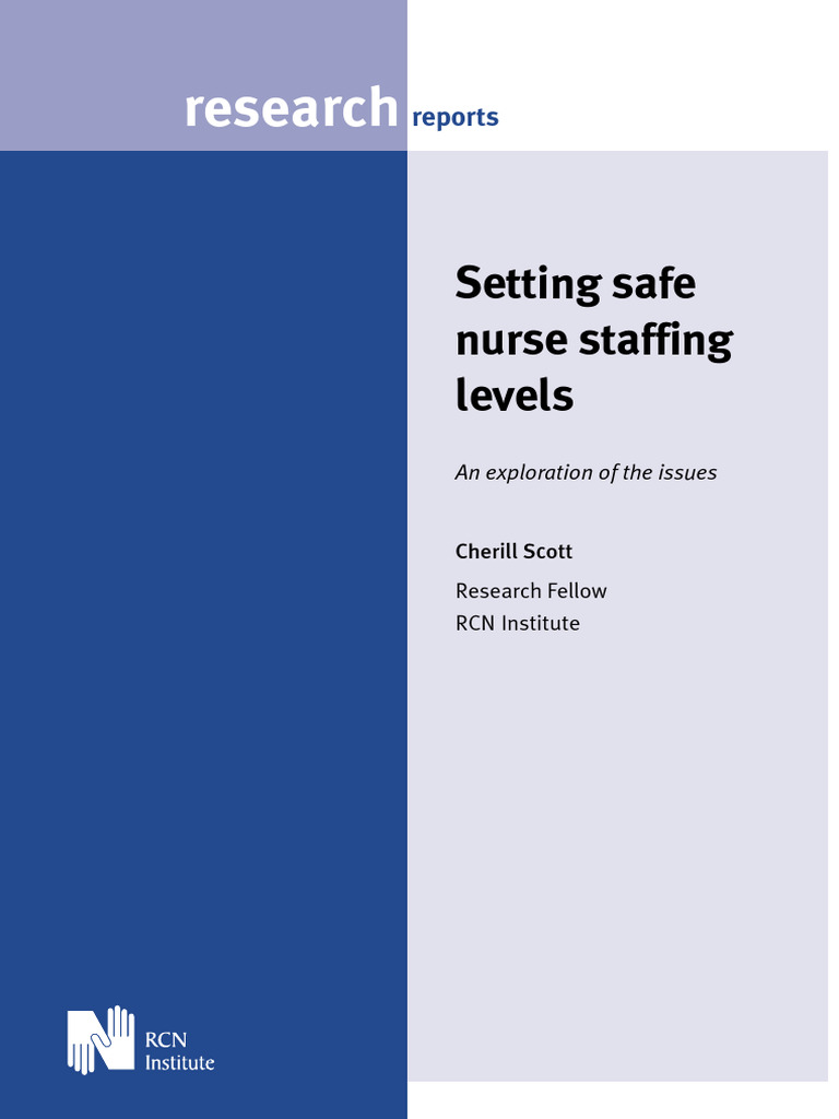 Setting Safe Nurse Staffing Levels | PDF | Nursing | National Health ...