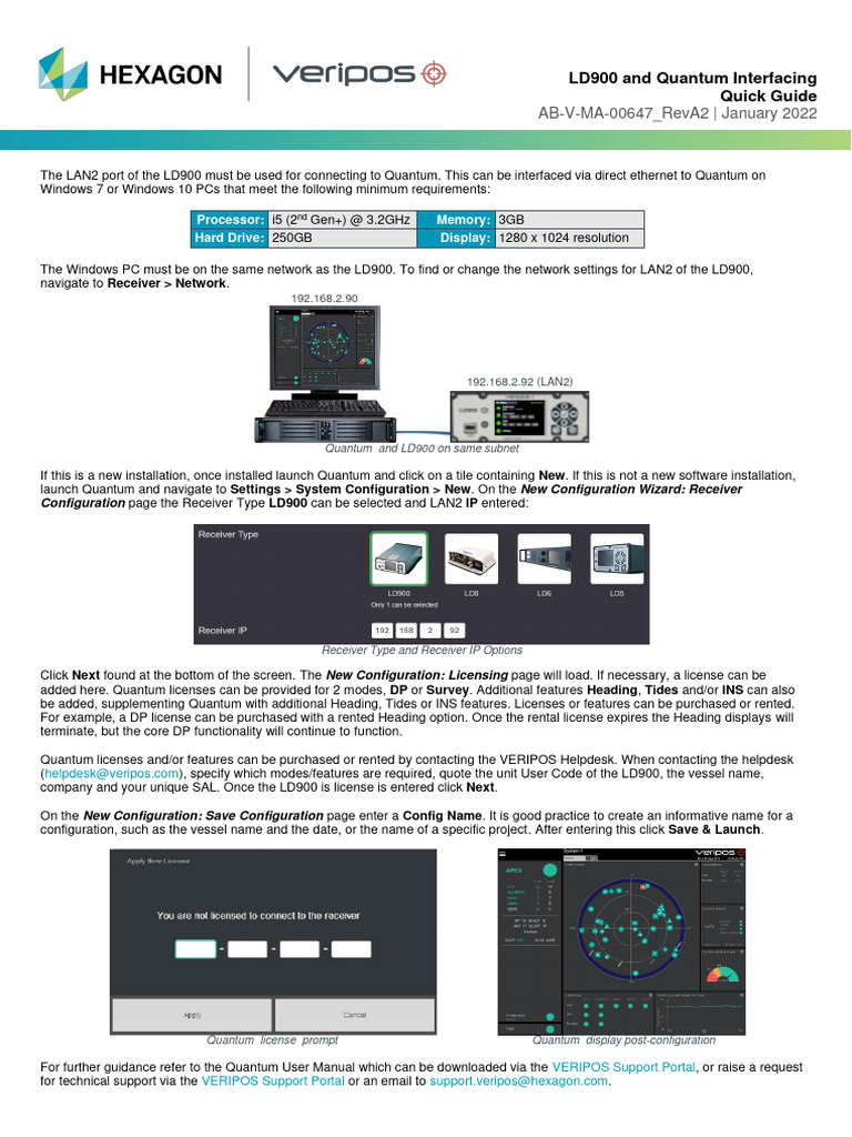 LD900-and-Quantum-Interfacing-Quick-Guide | PDF | Microsoft Windows | Computer Network