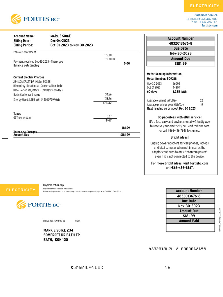 Fortis BC - Electricity 19 | PDF
