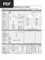 CS Form No. 212 Revised Personal Data Sheet 2023-2024 | PDF | Teachers