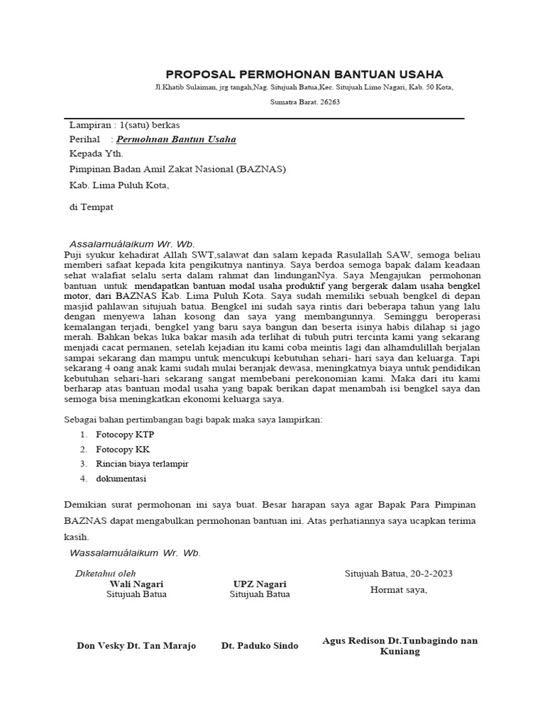 Permohonan Buk Deni | PDF