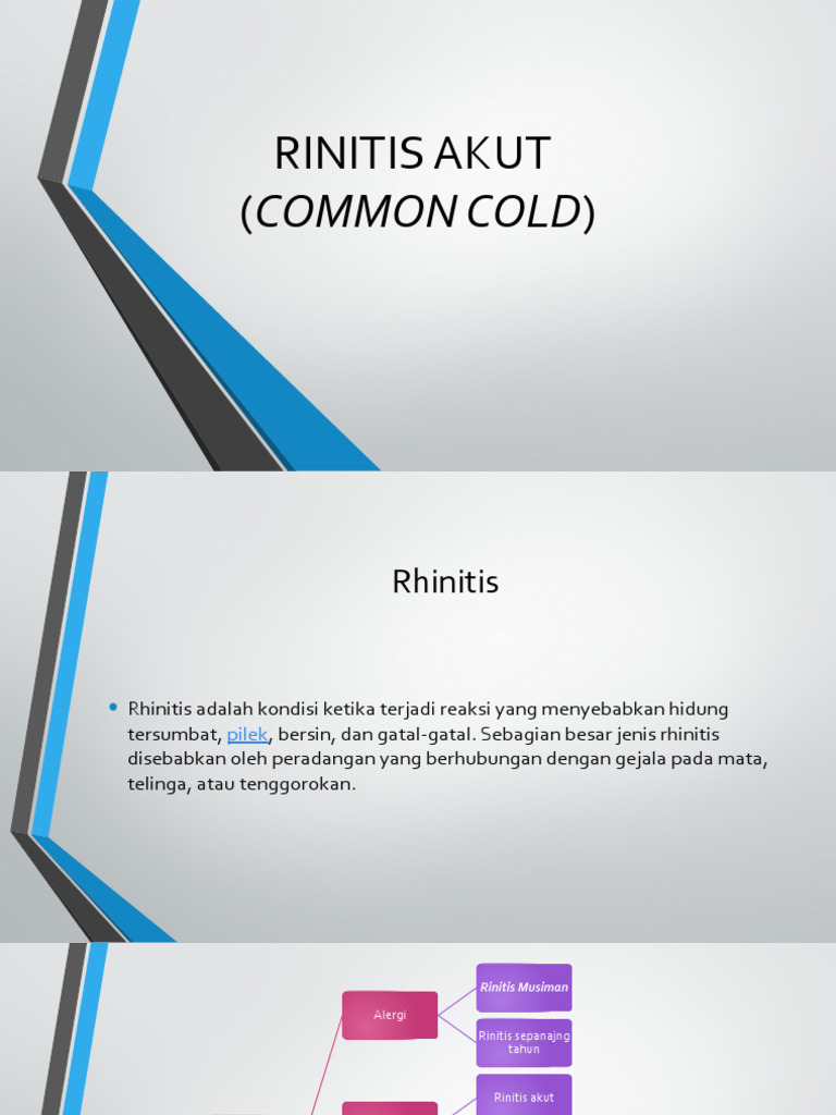 Rinitis Akutt | PDF