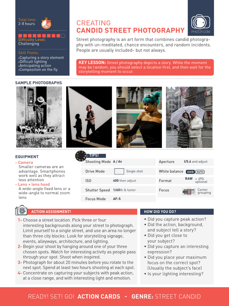 ActionCards Street+Candid Download | PDF | Camera Lens | Camera