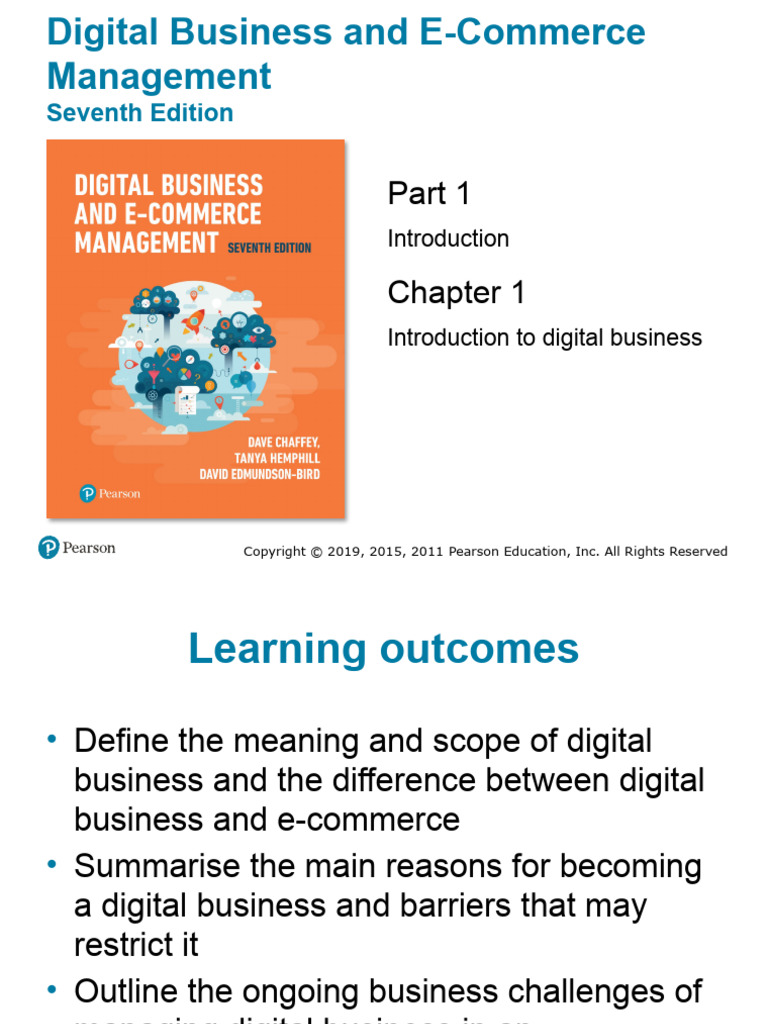Digital Business and E-Commerce, Dave Cheffy, Chapter-1 | PDF | Social ...