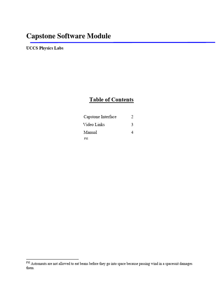 Capstone Software Module | PDF | Computer File | Software