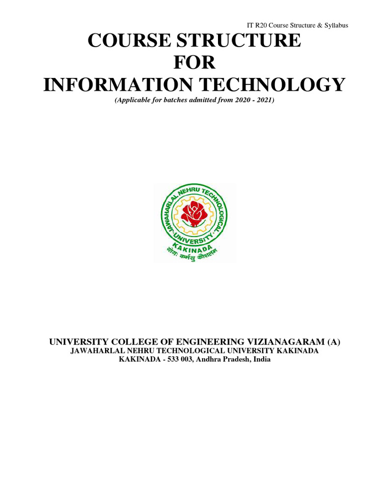 IT Course Structure Final Compressed | PDF | Pointer (Computer Programming) | Optics