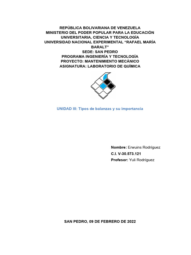 Tipos de balanzas y su importancia | PDF | Balanza | Naturaleza