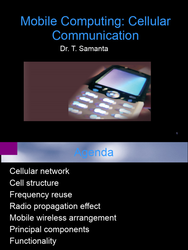 Moblie Computing Cell Structure | PDF | Cellular Network | Communication
