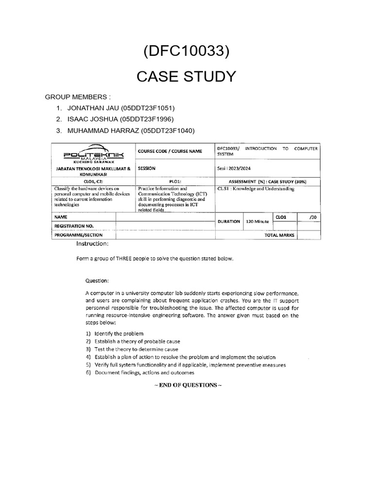Case Study Ics | PDF | Antivirus Software | Computing