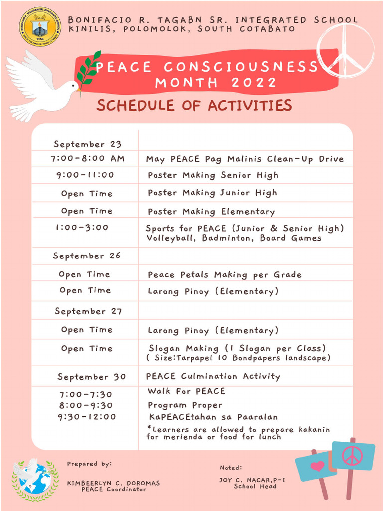 Peace Activity | PDF