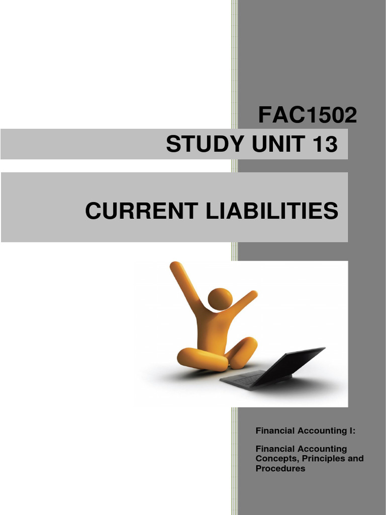 FAC1502 - Study Unit 13 - 2023 | PDF | Debits And Credits | Balance Sheet