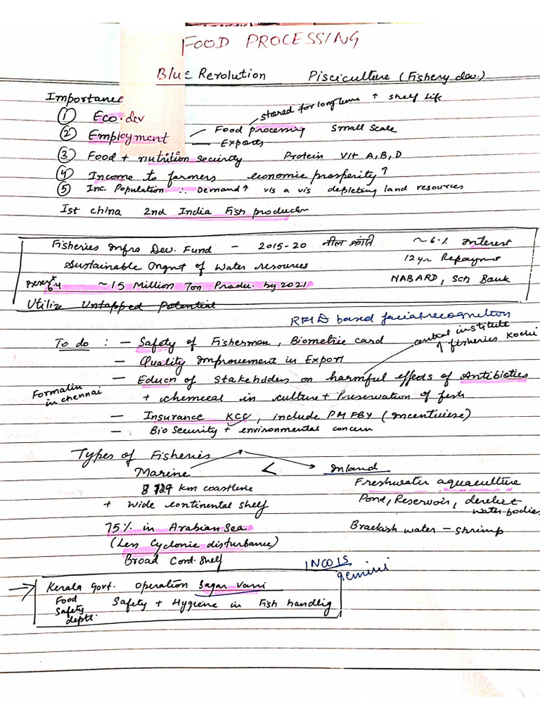 GS 3 Food Processing | PDF