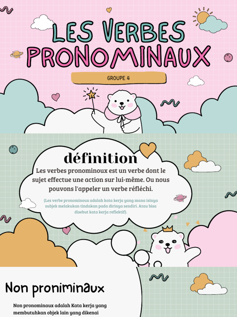Les verbes pronominaux | PDF