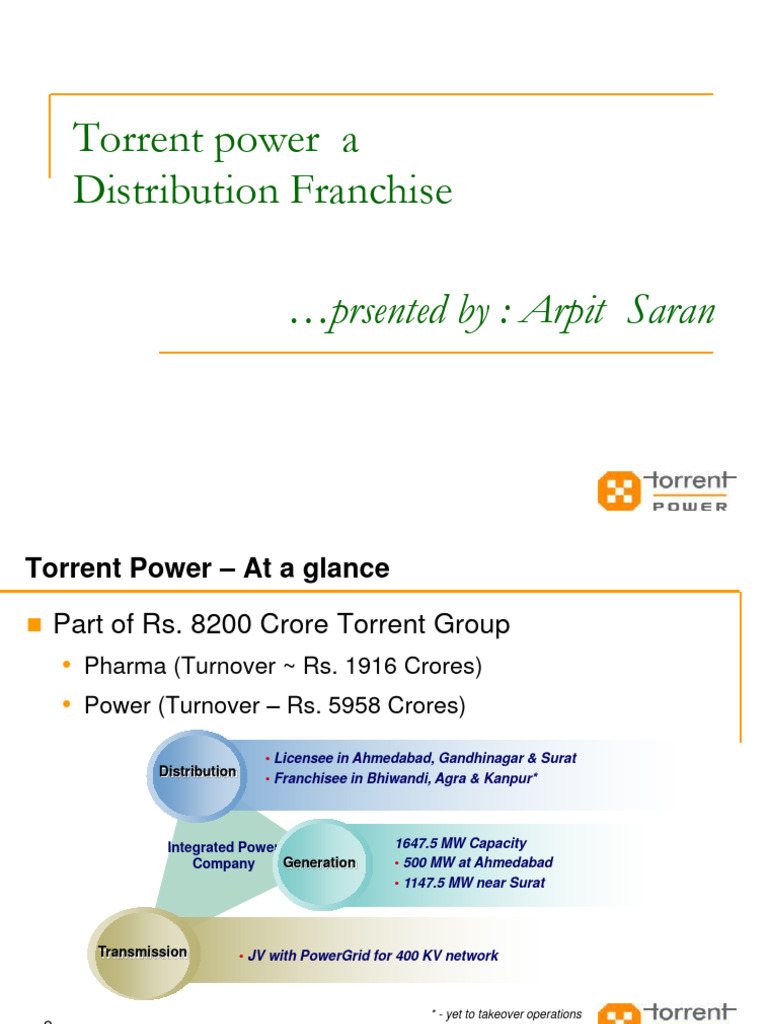Torrent Power | PDF | Franchising | Transformer
