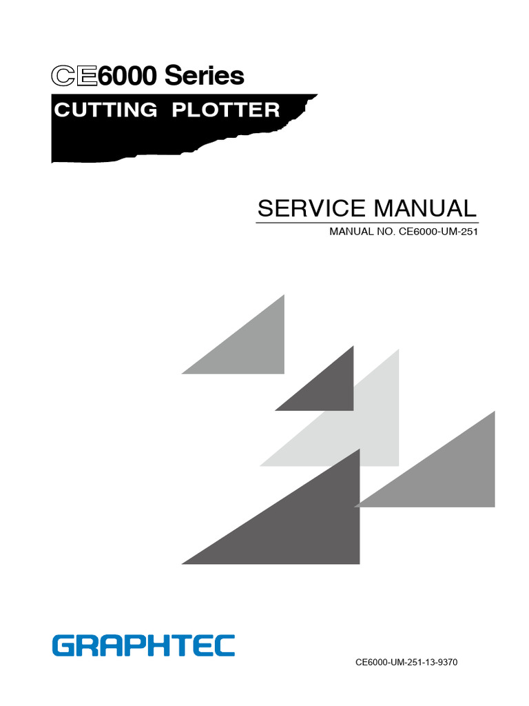 CE6000 Series Cutting Plotter Manual | PDF | Usb | Electrical Connector