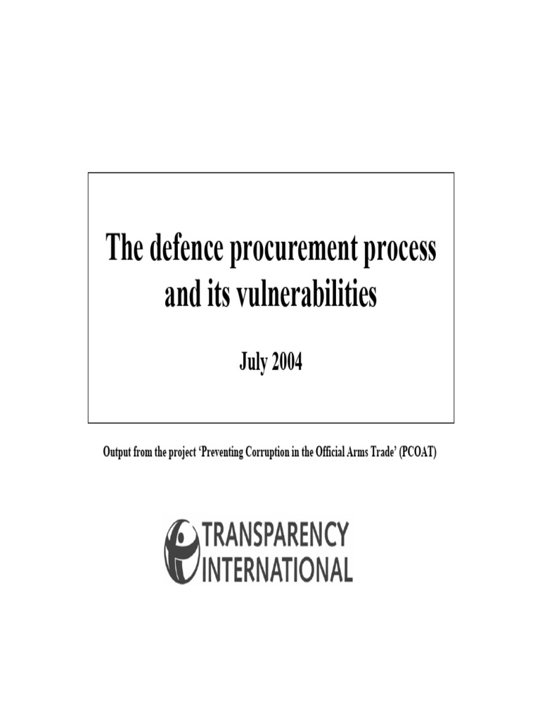 Defence Procurement Processes | Download Free PDF | Procurement | Business