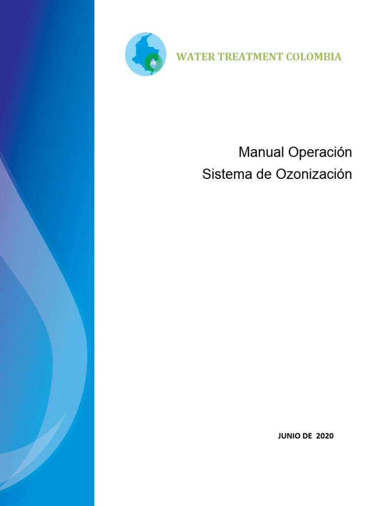 Manual del sistema de ozono | PDF | Ozono | Oxígeno