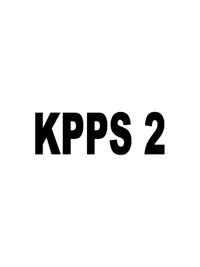Tulisan Kpps | PDF
