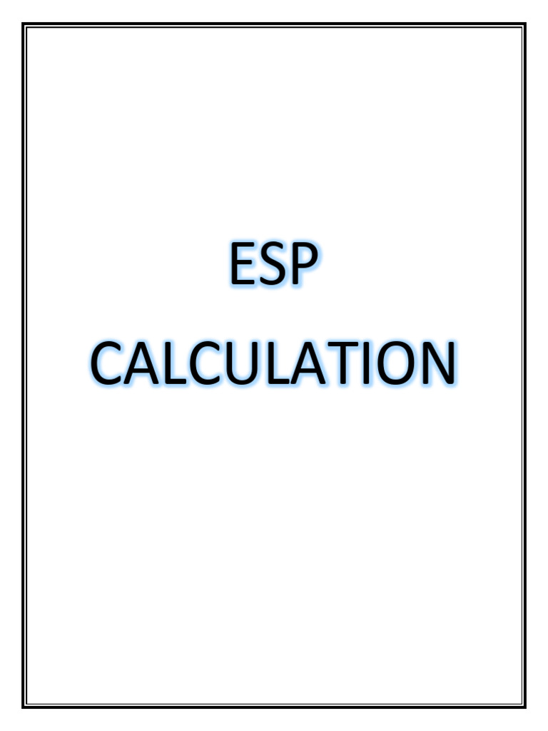ESP Calculation (External Static Pressure Calculation) | PDF | Duct ...