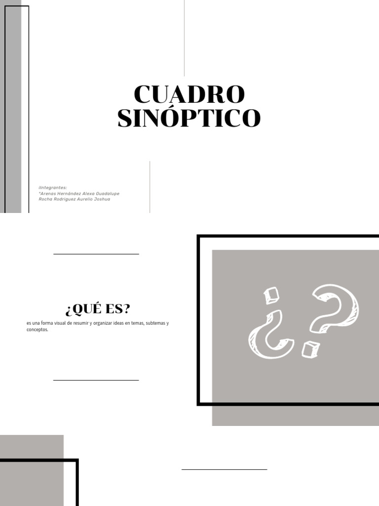Cuadro Sinóptico_Alexa y Joshua | PDF