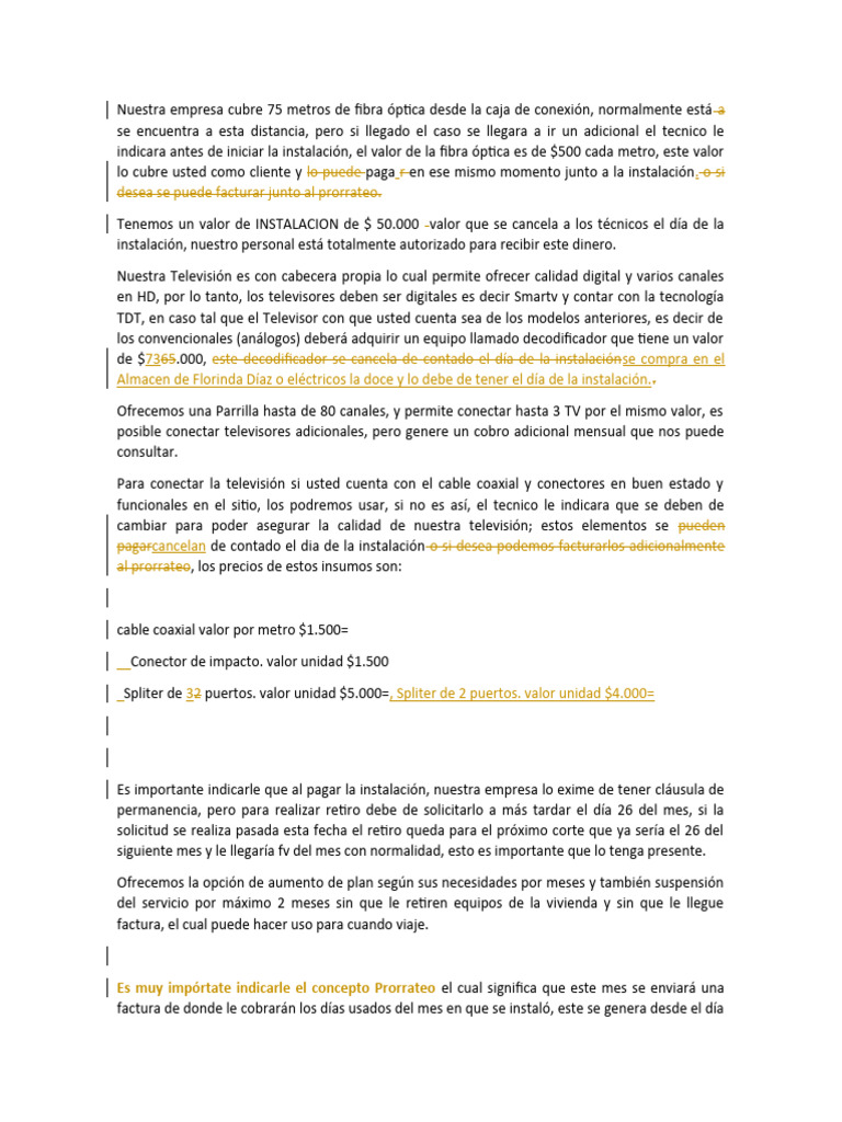 Documento Comercial | PDF | Televisión | Internet
