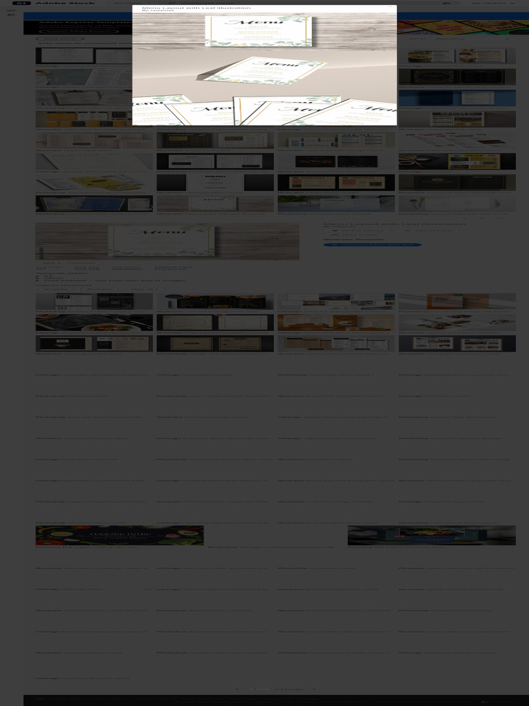 Restaurant Menu Templates - Browse 2,132 Stock Photos, Vectors, and ...