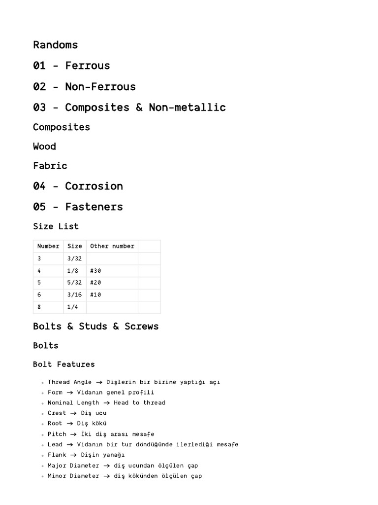 Easa Module 6 Notes Pdf Rivet Screw