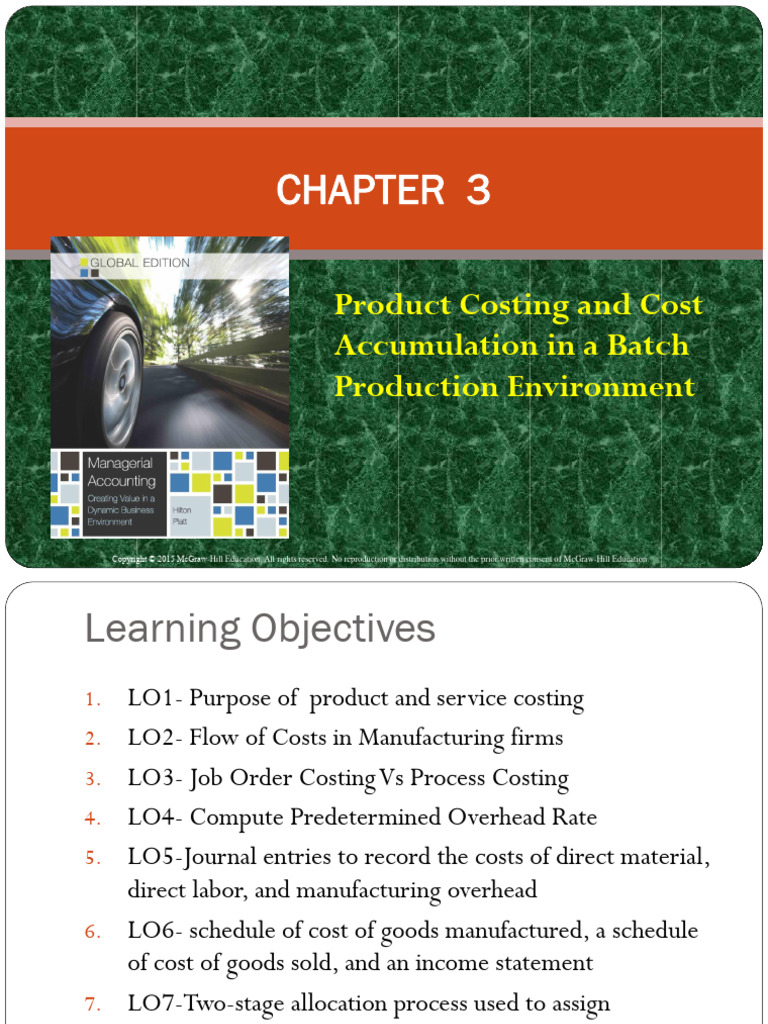 Chapter 3 - Job Order Costing-01022021 - GL | PDF | Cost Of Goods Sold | Cost