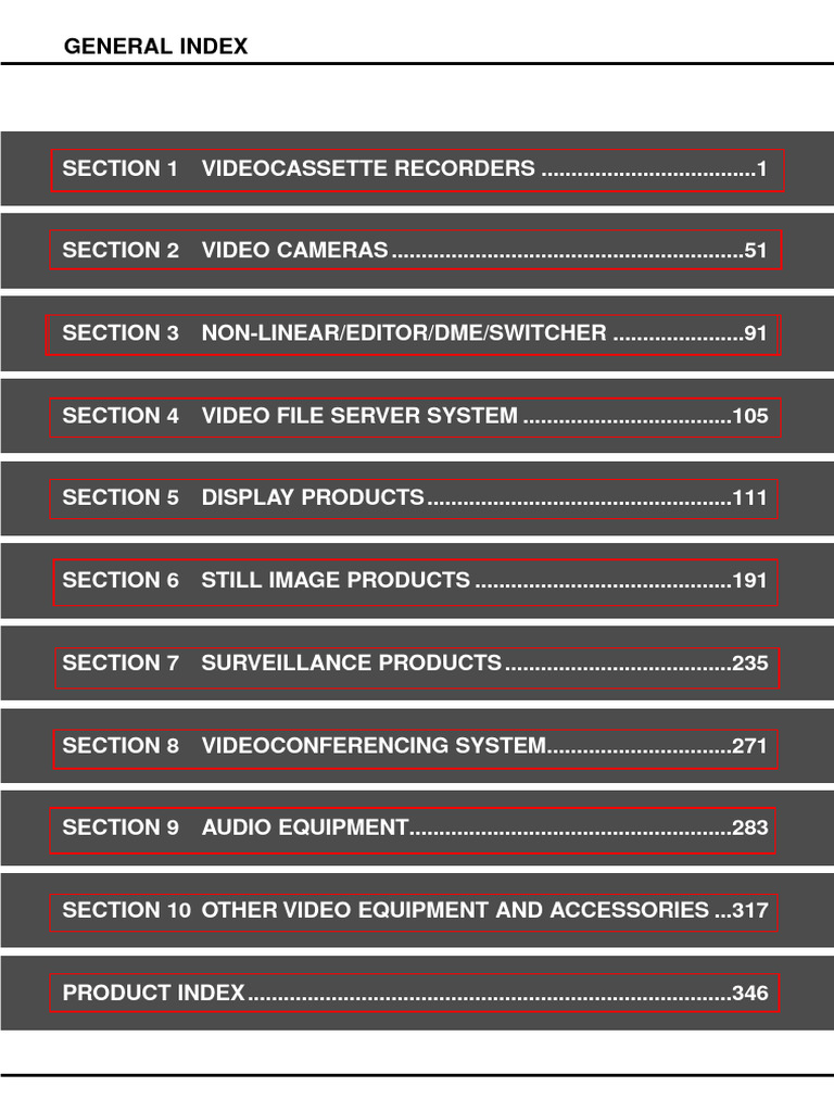 2000 General Catalog - 2 | PDF | Video | Videotape