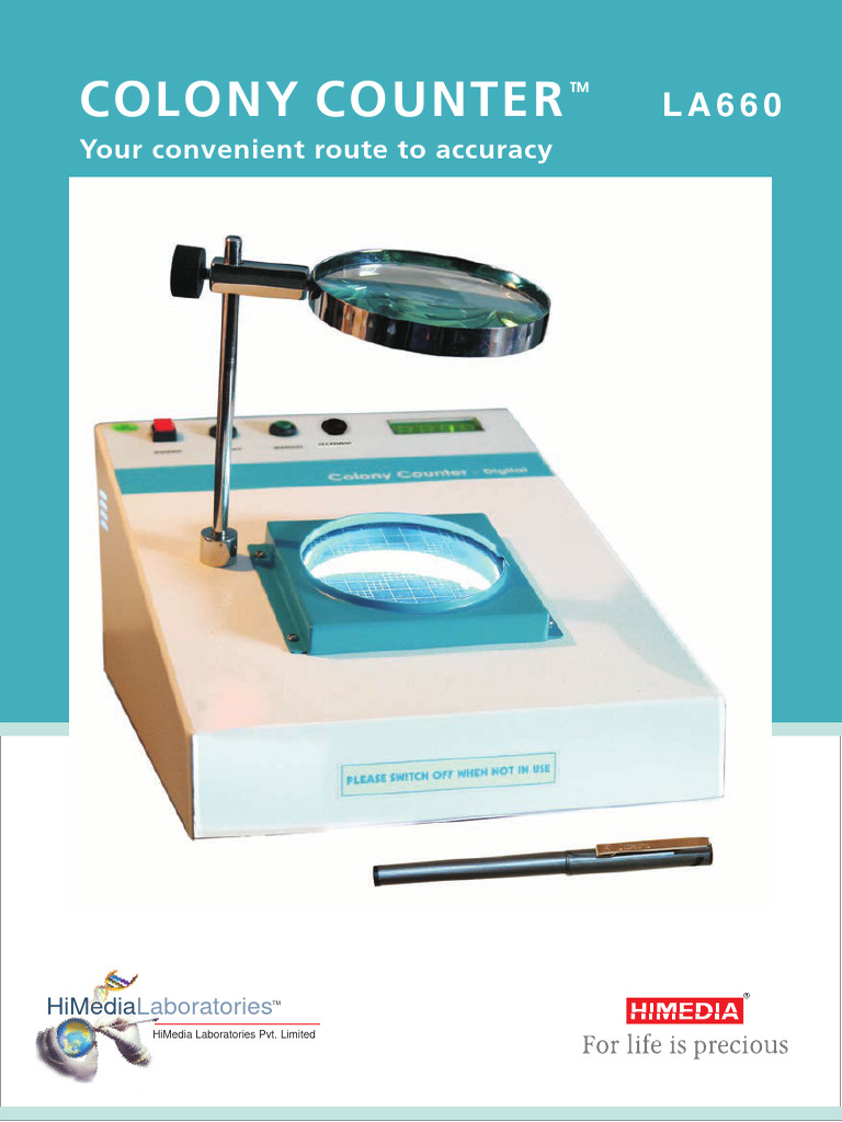 HiMedia Digital Colony Counter LA660 | PDF | Colony Forming Unit
