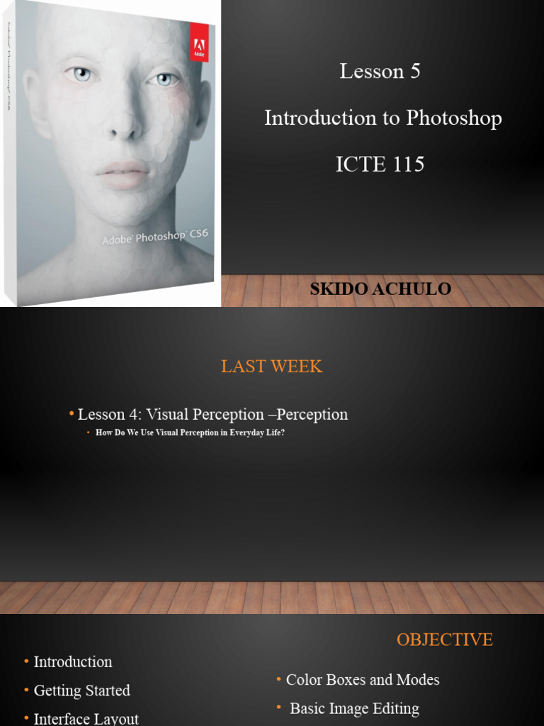 Lesson 5-Intro To Photoshop | PDF | Pixel | Image Editing
