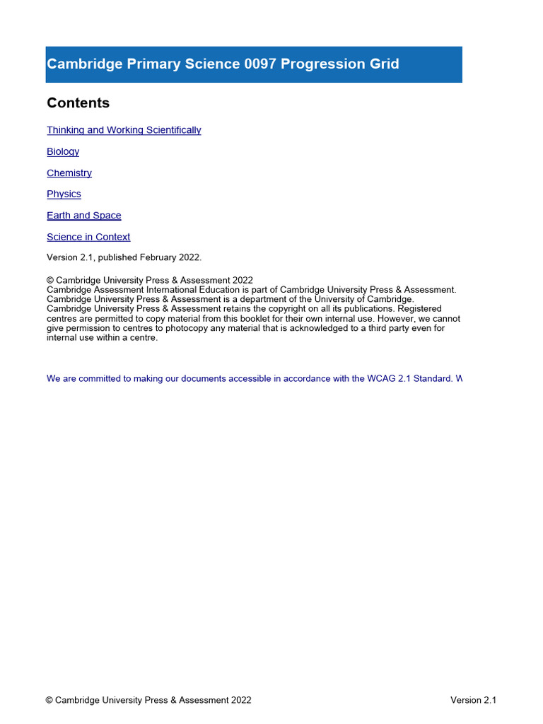 0097 - Primary - Science - ProgressionGrids - tcm142-595381 | PDF ...