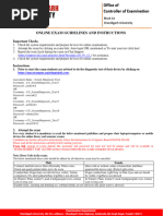 MCQ Online Exam Instructions for Students | PDF | Multiple Choice ...