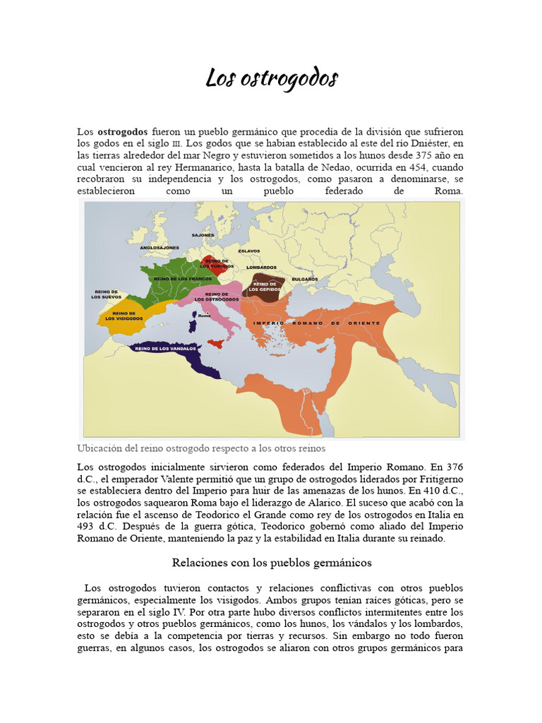 Los Ostrogodos | PDF
