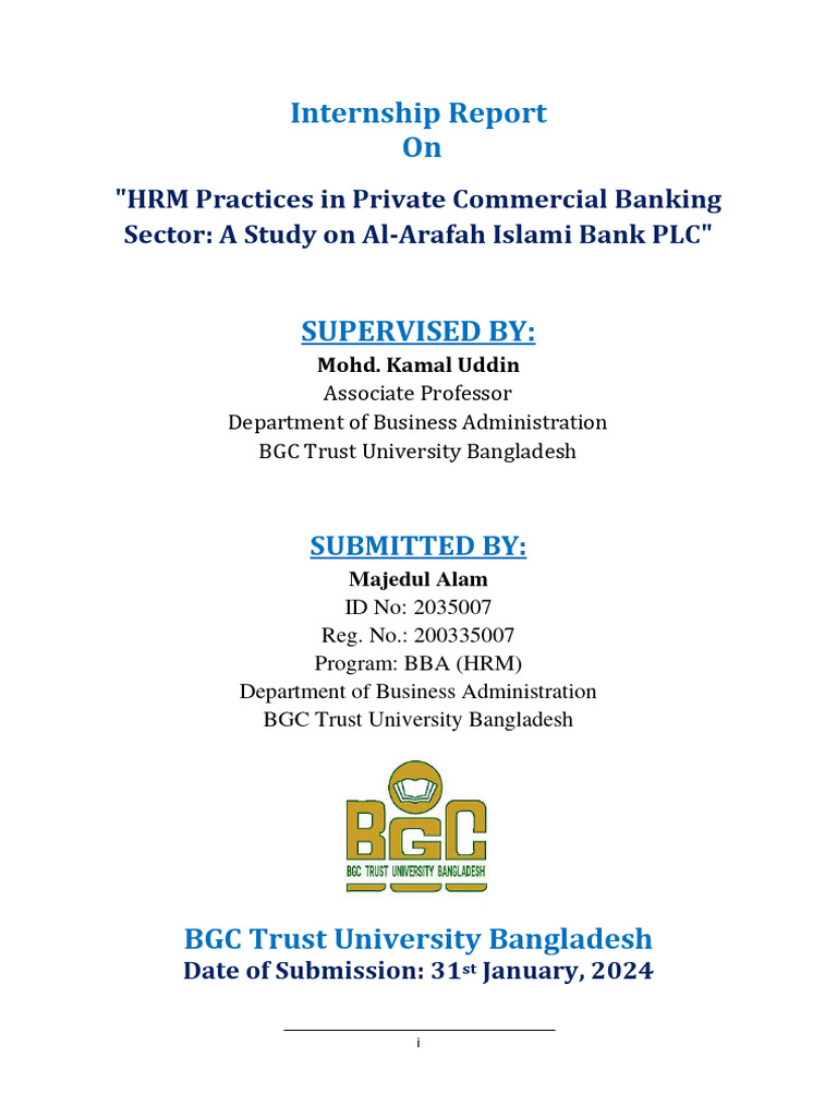 HRM Practices in Private Commercial Banking Factor AIB PLC | PDF ...
