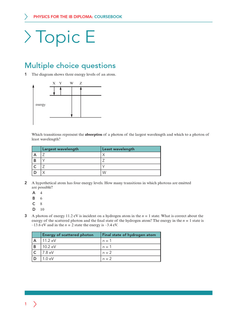 IB Physics Exam Prep | PDF | Radioactive Decay | Atomic Nucleus