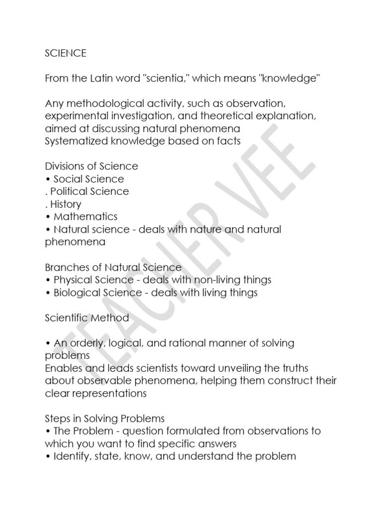 SCIENCE 2 | PDF | Mixture | Force
