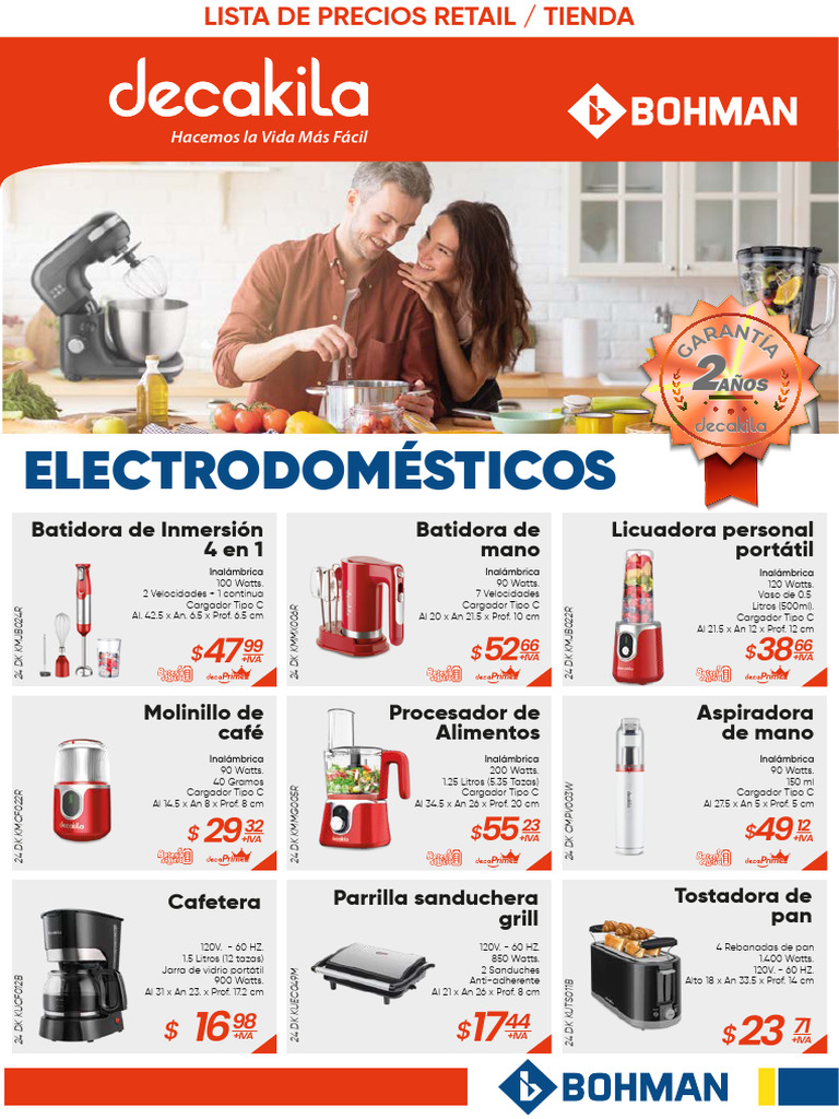 Catalogo Decakila 2024-Retail y Tienda | PDF | Eletrodomésticos para ...