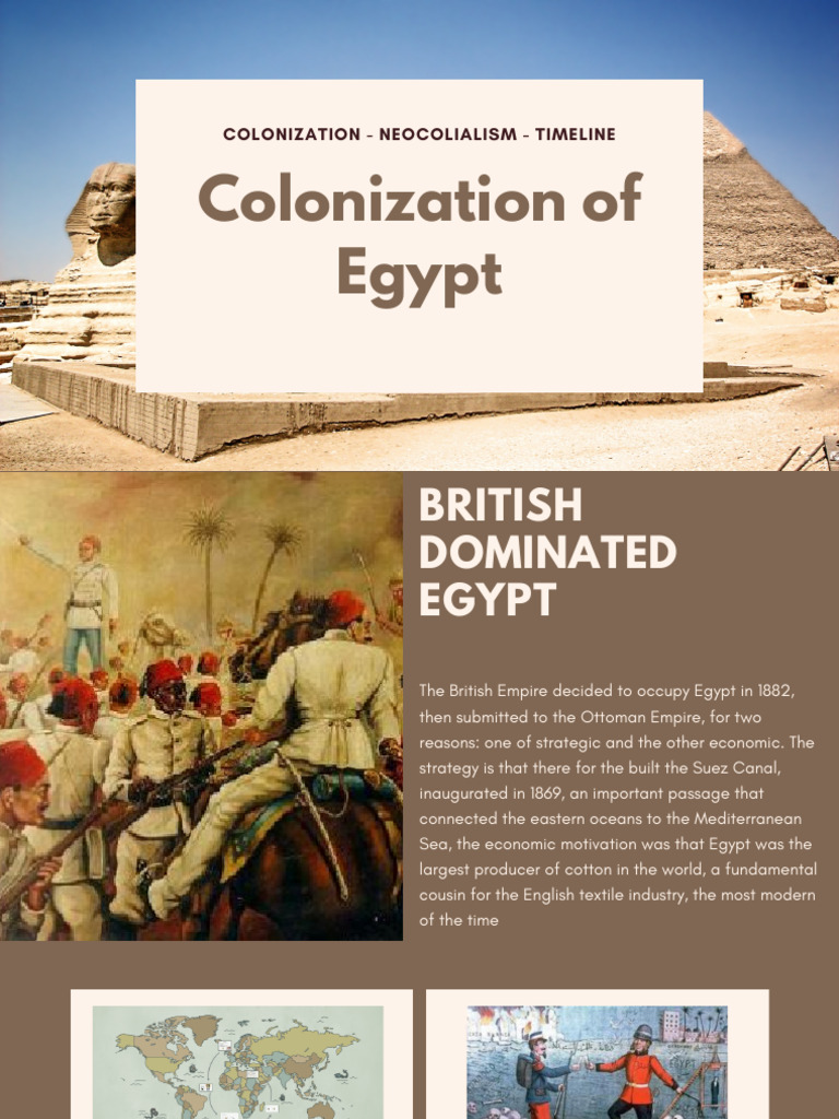Colonization of Egypt - Presentation | PDF | British Empire | Egypt