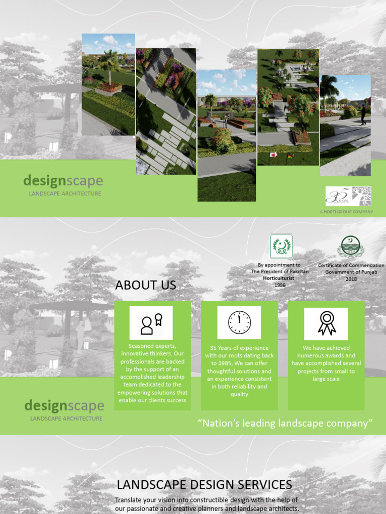 Designscape - Profile | PDF | Landscape Architecture | Architecture