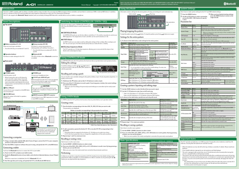 Using SEQ Mode System Settings: 7 Top Panel | PDF | Synthesizer ...