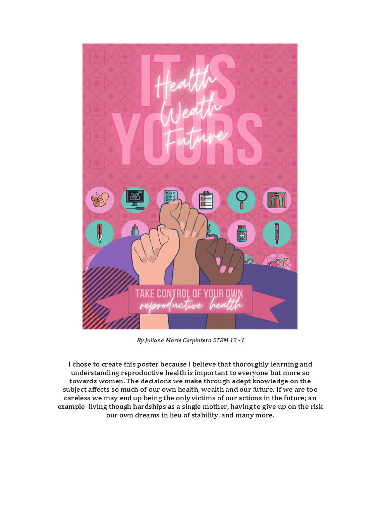 Reproductive Health Poster - Bio | PDF