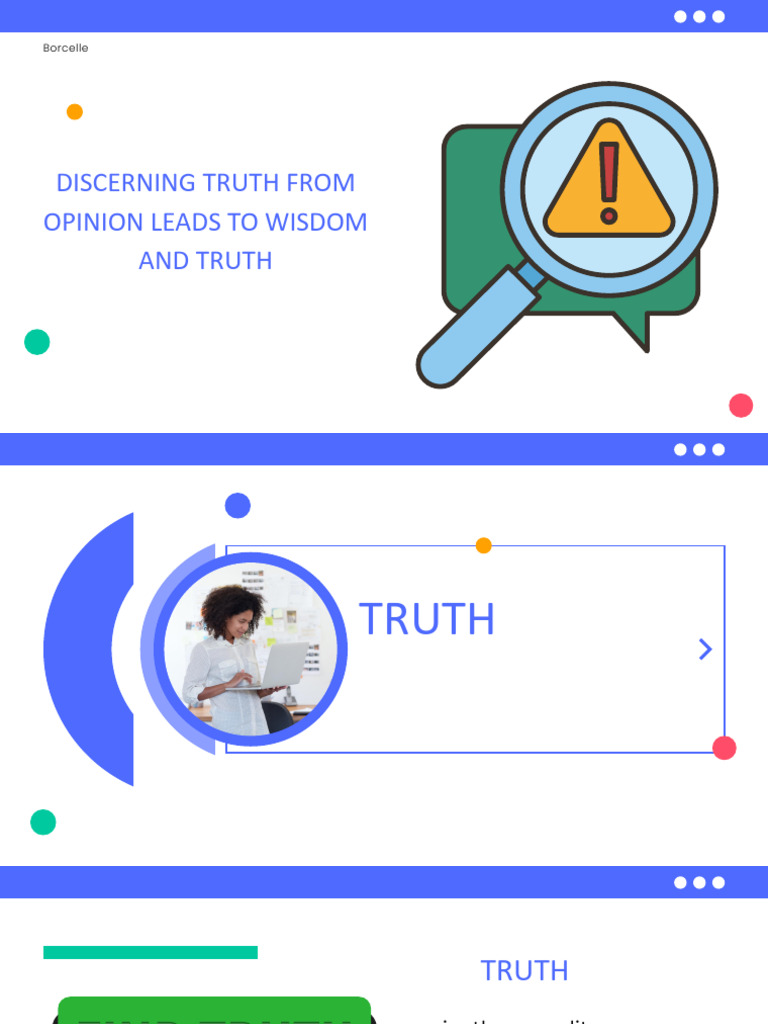 Discerning Truth for Greater Wisdom | PDF | Truth | Theory